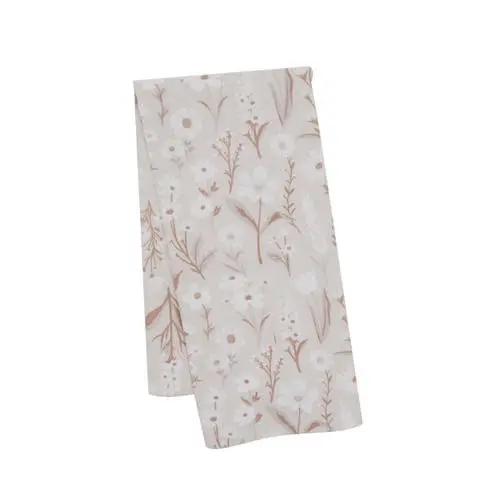 C&F HOME Natural Botanical 100% Cotton Graphic Print Handtowel - Beige