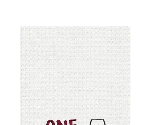 C&F HOME One Wine Two Wine Three Wine" Waffle Weave Dishtowel