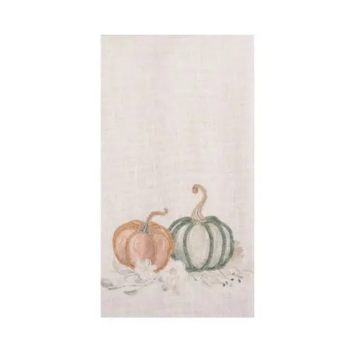 C&F HOME Autumn Fields Pumpkin 100% Cotton Handtowel - Beige