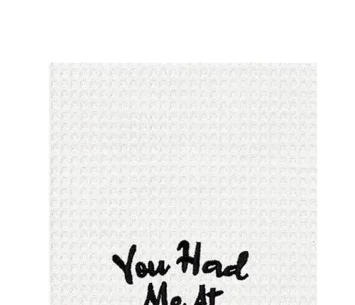 C&F HOME You Had Me At Merlot" Waffle Weave Dishtowel