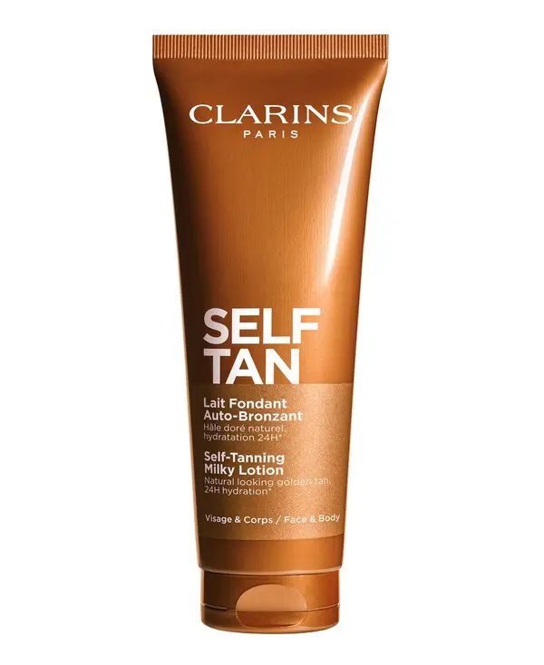 Clarins Self-tan Milky Lotion Face And Body Tanner - No Color