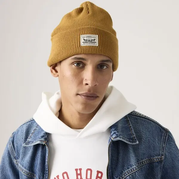 LEVI'S Backpatch Beanie - Golden Brown