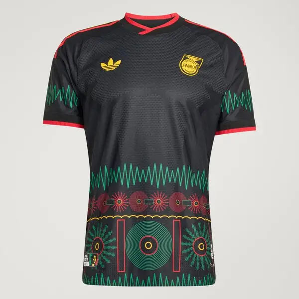 Adidas Jamaica 26 X Bob Marley Away Authentic Jersey