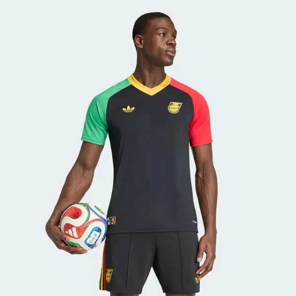 Adidas Jamaica 26 X Bob Marley Away Pre Match Jersey - Black