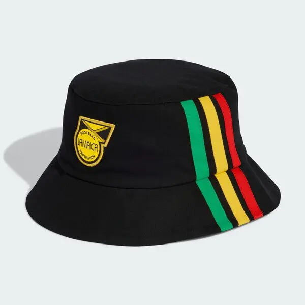 Adidas Jamaica 26 Bucket Hat - Black / Bold Gold