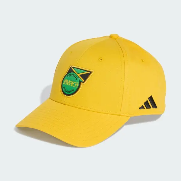 Adidas Jamaica 26 Baseball Cap - Bold Gold / Black