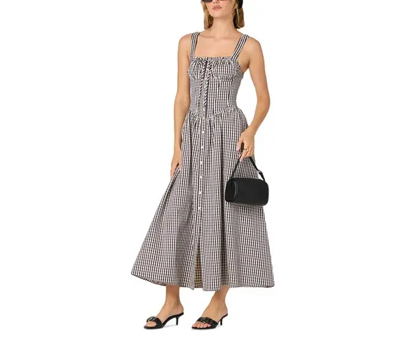 Astr The Label Temperance Button-front Dress