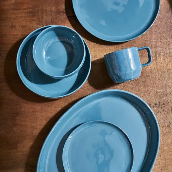 HUDSON PARK COLLECTION Lisboa Dinner Plate Exclusive - Denim