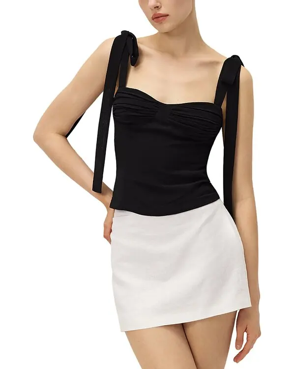 ELODIE THE LABEL Aenor Top - Black
