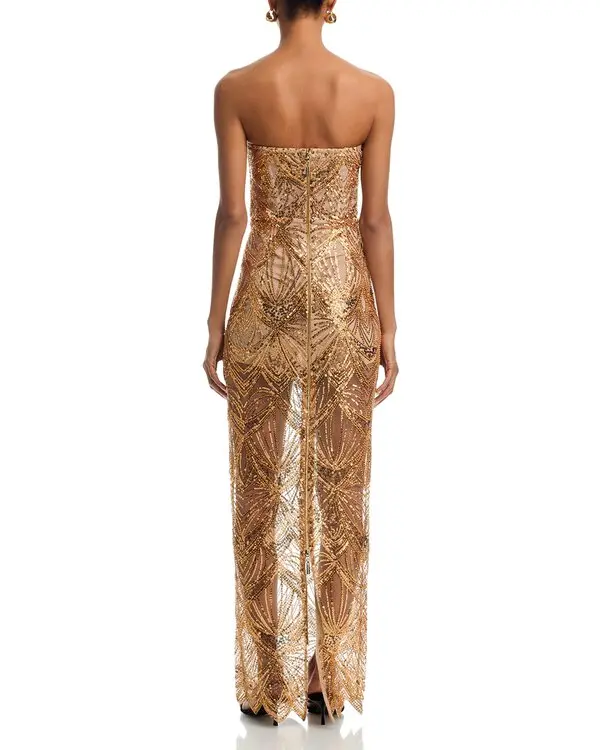 BRONX AND BRONCO Giselle Embellished Maxi Dress