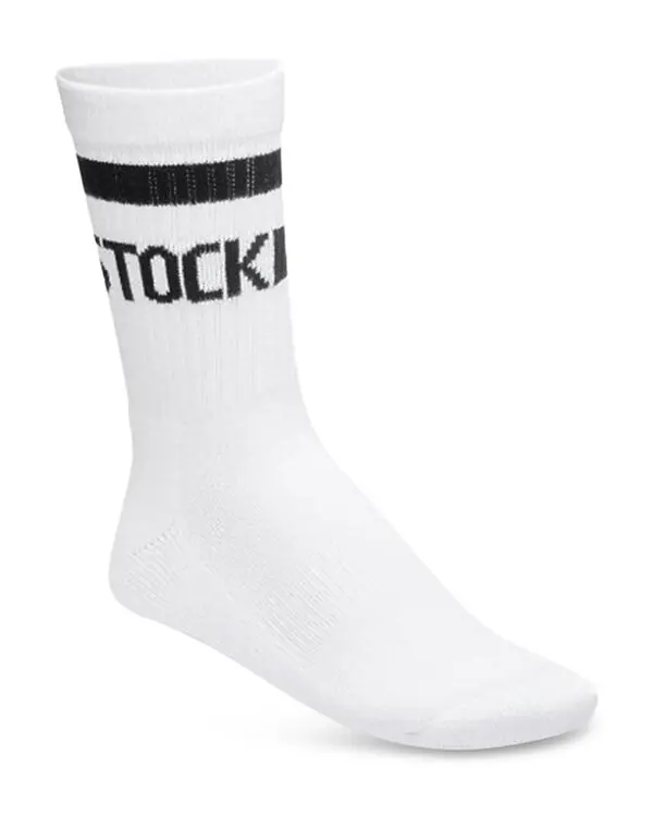 BIRKENSTOCK Stripe Crew Socks - White