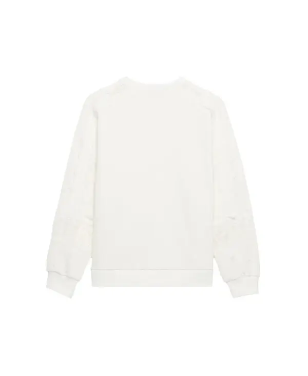 Mint Velvet Lace Detail Sweatshirt