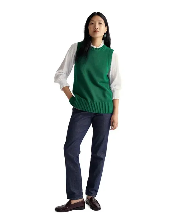 SEASALT CORNWALL Redstart Sleeveless Sweater