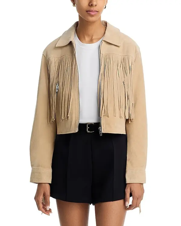 Blanknyc Fringe Leather Jacket