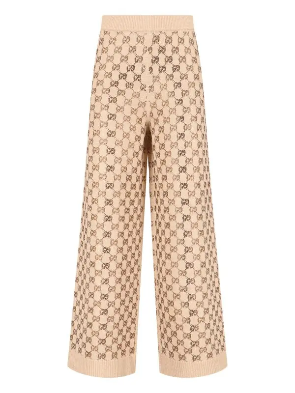 Gucci Wide Leg Knit Pants