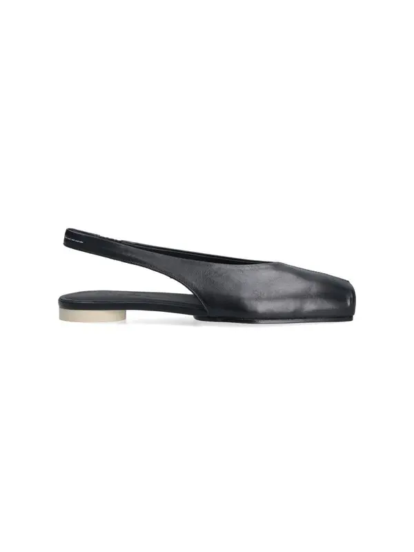 MAISON MARGIELA Slingback Ballet Flats - Black