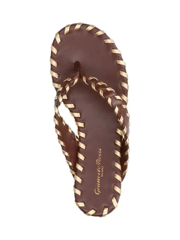 GIANVITO ROSSI Shanti Thong Sandals