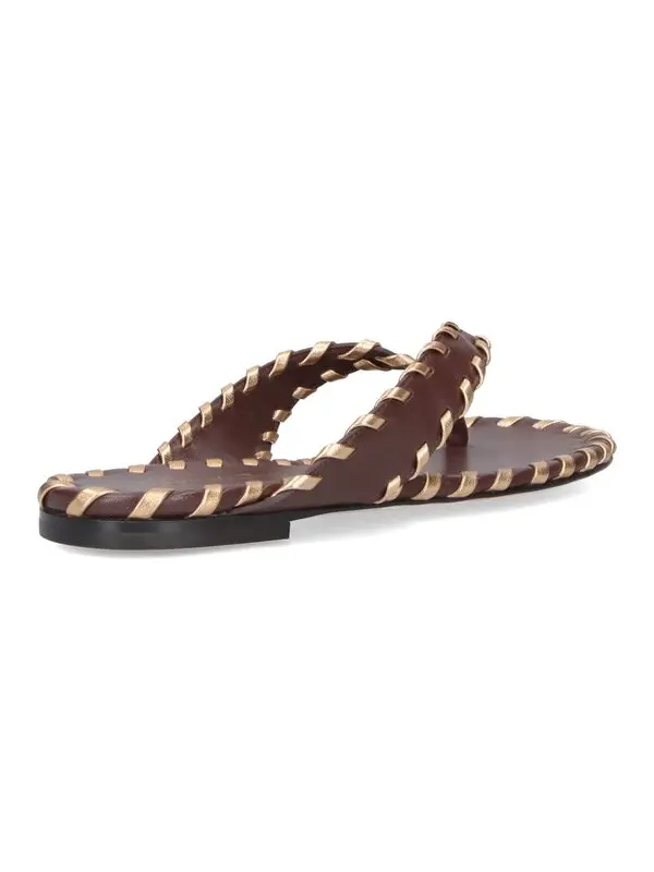 GIANVITO ROSSI Shanti Thong Sandals
