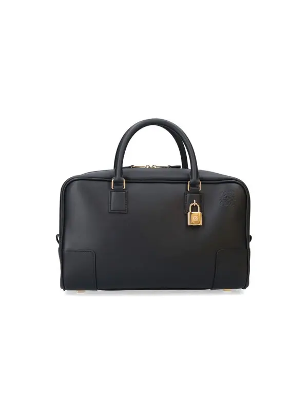 Loewe Amazona 28 Handbag - Black