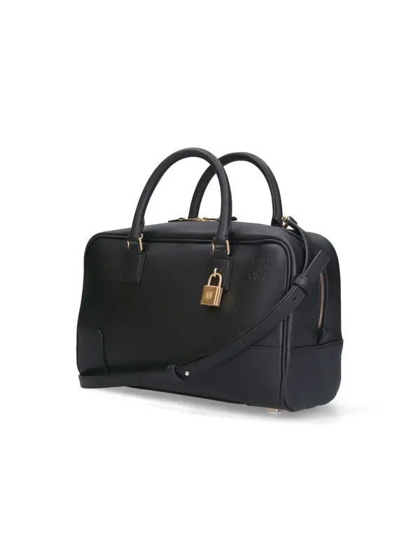 Loewe Amazona 28 Handbag - Black