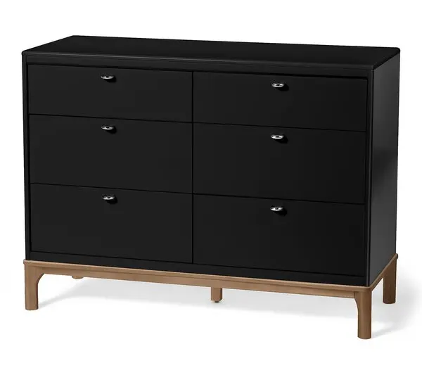 LITTLE SEEDS Laurel Double Dresser Black/ches Tnut - One-color