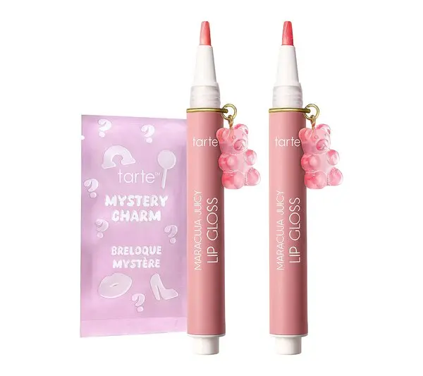 TARTE Maracuja Juicy Peptides Lip Gloss Duo & Mystery Charms - One-color