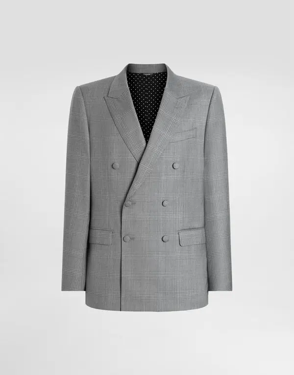 Dolce & Gabbana Double-breasted Martini Glen Plaid Jacket