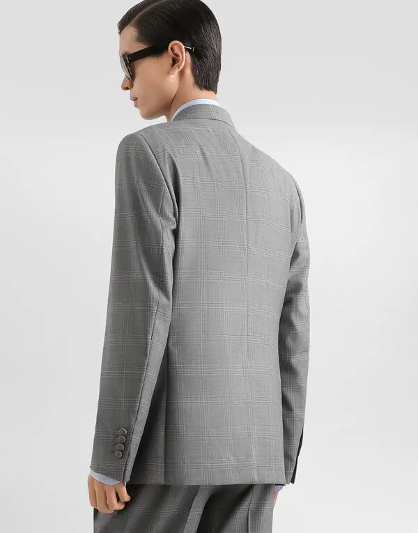 Dolce & Gabbana Double-breasted Martini Glen Plaid Jacket