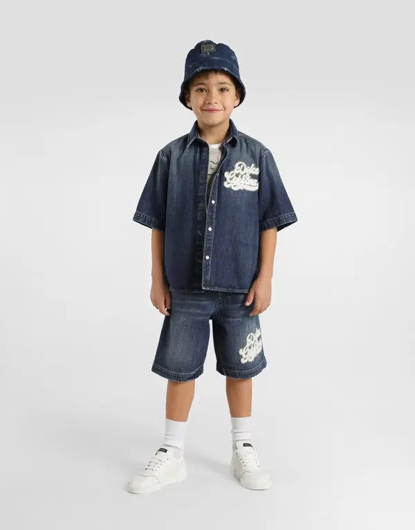 Dolce & Gabbana Bucket Hat With Logo Plate