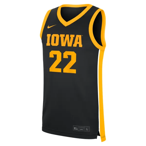 Nike Caitlin Clark Iowa Dri-fit College Replica Basketball Jersey - Black