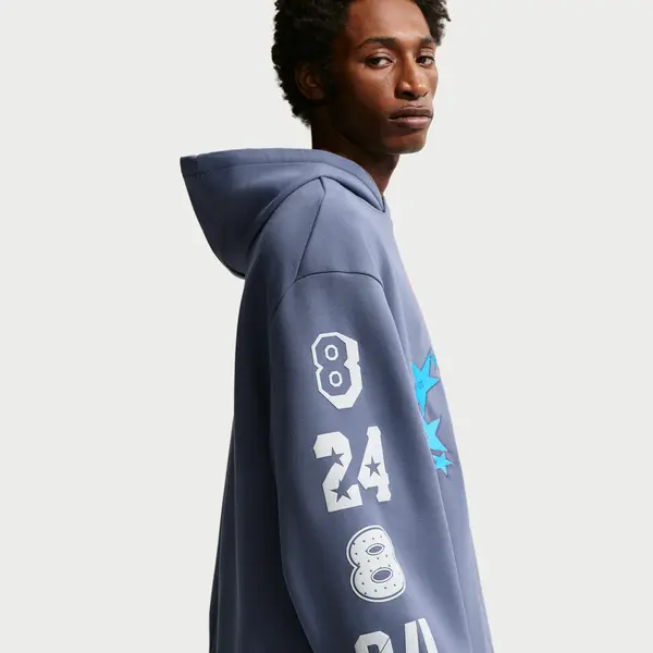Nike Kobe Fleece Pullover Basketball Hoodie - Blue