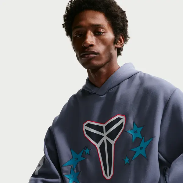 Nike Kobe Fleece Pullover Basketball Hoodie - Blue