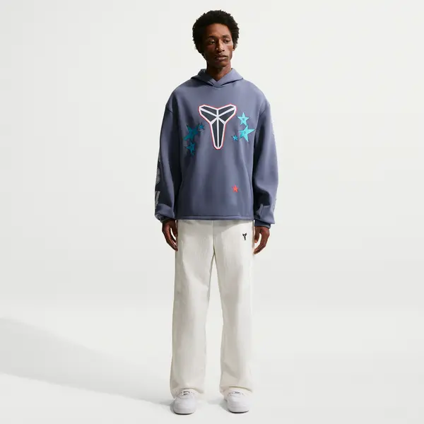 Nike Kobe Fleece Pullover Basketball Hoodie - Blue