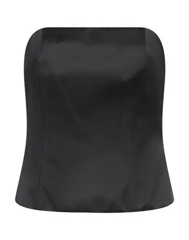 CRISTINAEFFE Off-the-shoulder Corset Top - Black