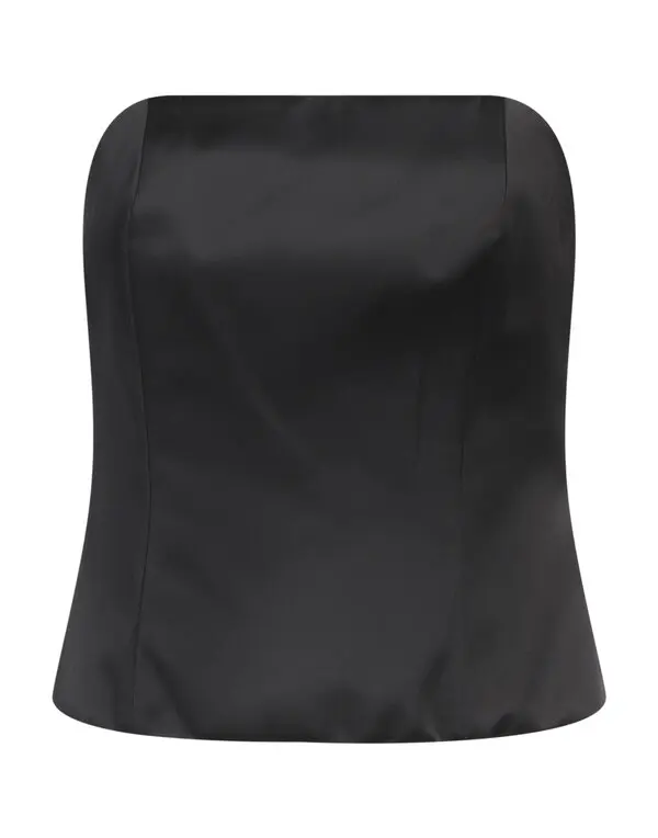 CRISTINAEFFE Off-the-shoulder Corset Top - Black