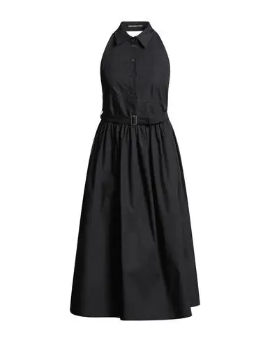 DEPARTMENT 5 Cotton Poplin Midi Dress - Black