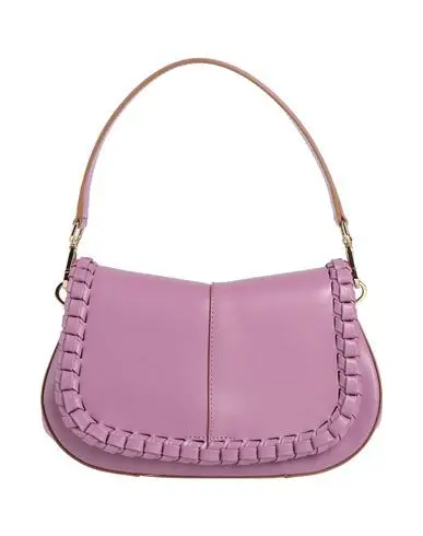 GIANNI CHIARINI Leather Saddle Bag - Purple