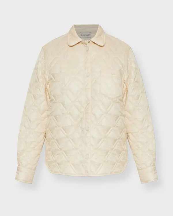 Moncler Quilted Shirt Jacket