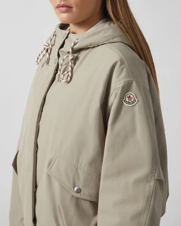 Moncler Eucalyptus Hooded Down Jacket