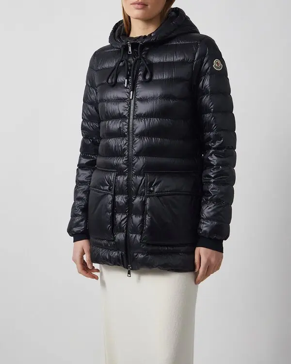 Moncler Jasmine Parka Puffer Jacket - Black