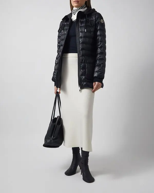 Moncler Jasmine Parka Puffer Jacket - Black