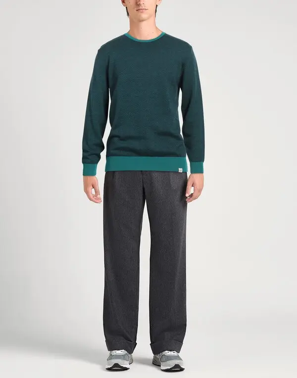 LIU •JO MAN Merino Wool Crewneck Sweater