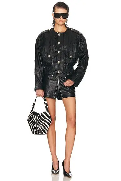 R13 Oversized Crewneck Jacket
