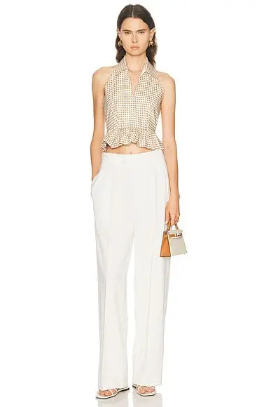 Caroline Constas Aya Halter Top