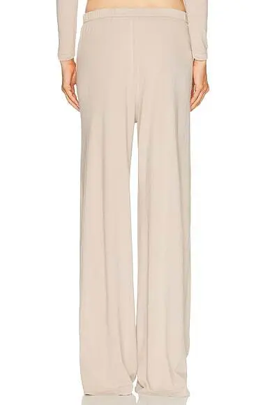 Enza Costa Supima Cotton Soft Everywhere Pant - Stone