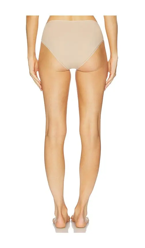 Natori Bliss Bare Cotton Bikini Panty In Nude - Cafe