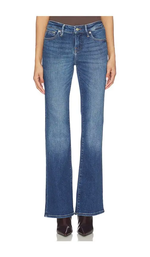 Good American Good Low Rise Boot Jeans - Indigo