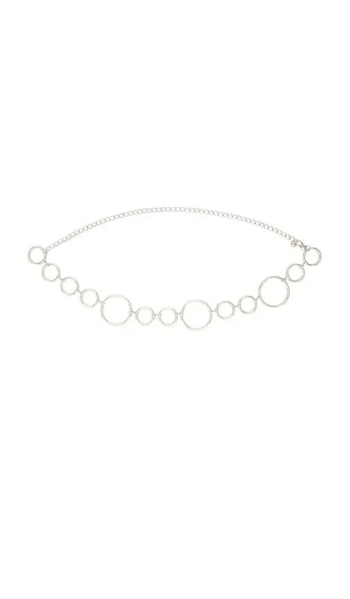 PETIT MOMENTS Circle Chain Belt - Silver
