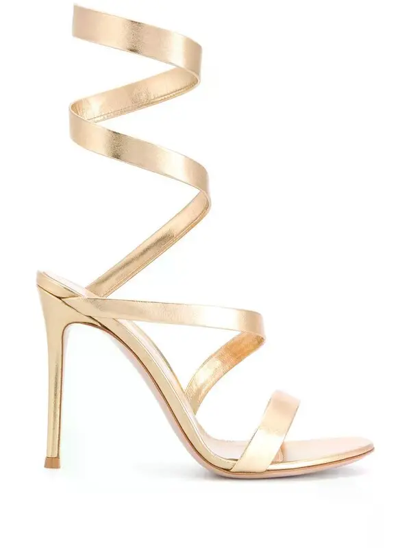 GIANVITO ROSSI Twist-strap Leather Sandals