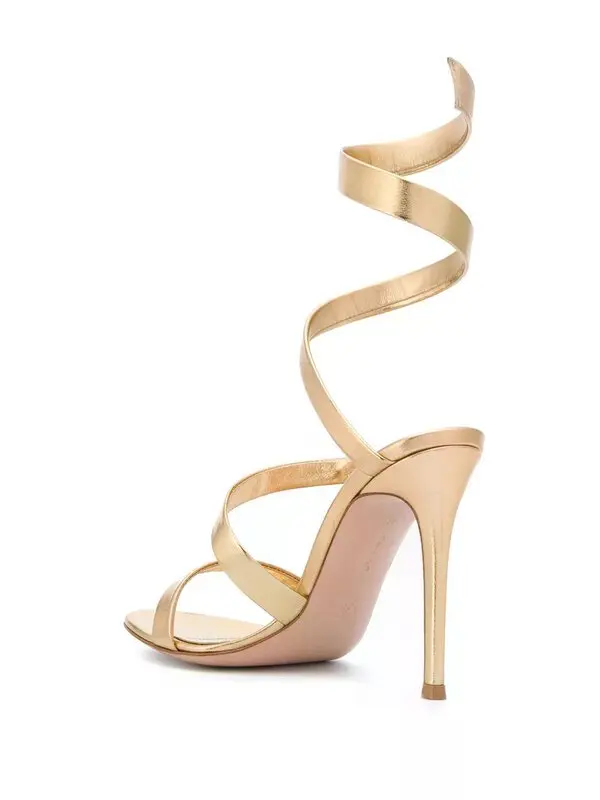 GIANVITO ROSSI Twist-strap Leather Sandals
